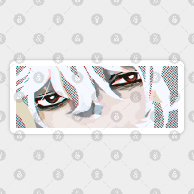 Sad Dead Inside Anime Eyes Anime Sticker Teepublic